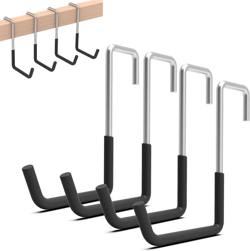 HUHOLE Rafter Hangers - 4 Pack Heavy-Duty S Hooks for Maximum Storage ...